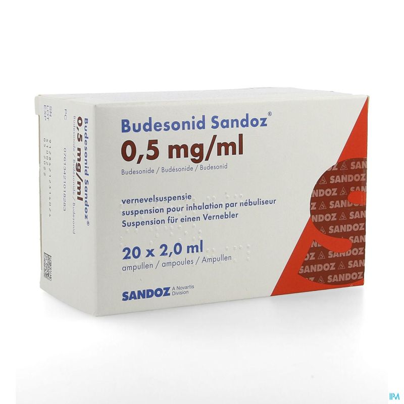 Budesonid Sandoz 0,5mg/ml Susp Neb 4 X 5 Amp