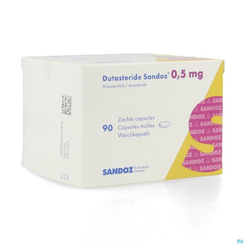 Dutasterid Sandoz 0,5mg Caps Molles 90 X 0,5mg