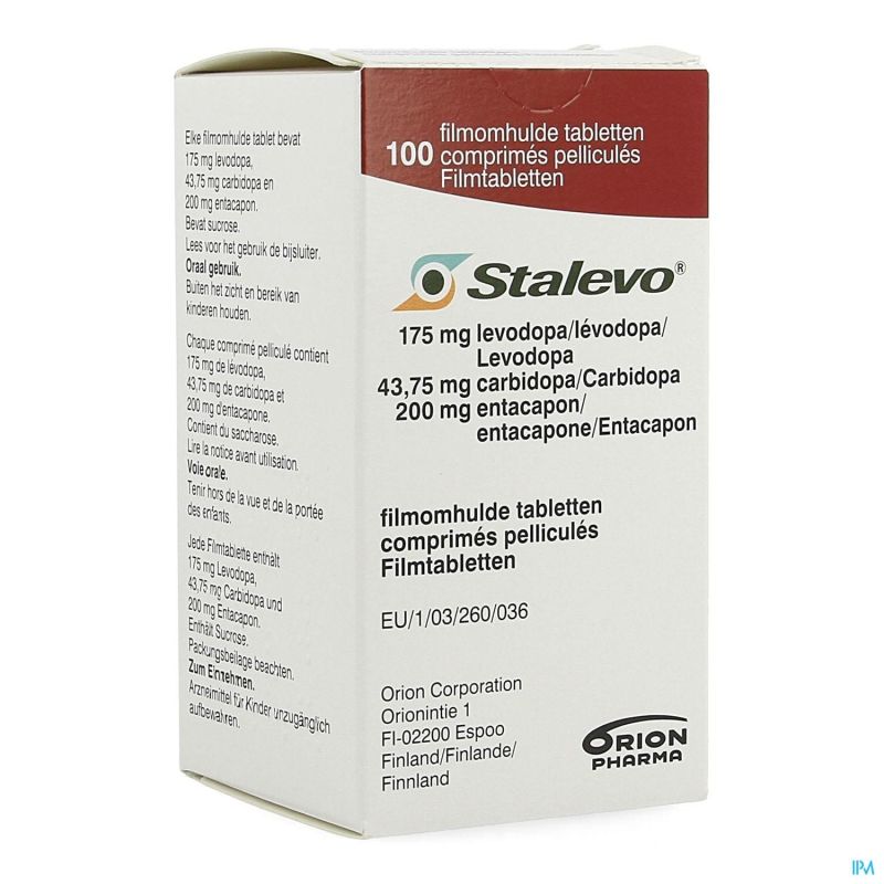 Stalevo 175mg/43,75mg/200mg Comp Pell 100