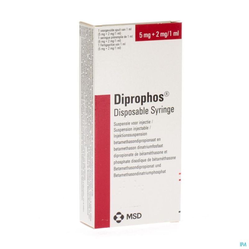 Diprophos Ds Seringue Preremplie 1x 5mg-2mg/1ml
