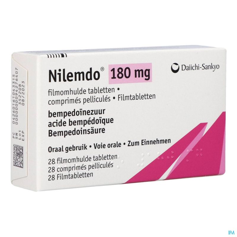 Nilemdo 180mg Comp Pell 28