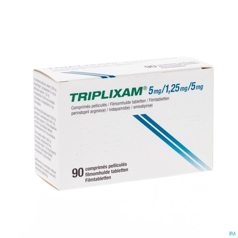Triplixam 5mg/1,25mg/ 5mg Comp Pell 90