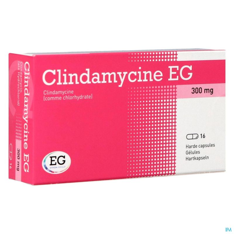 Clindamycine EG 300 Mg Caps Dur 16 X 300 Mg