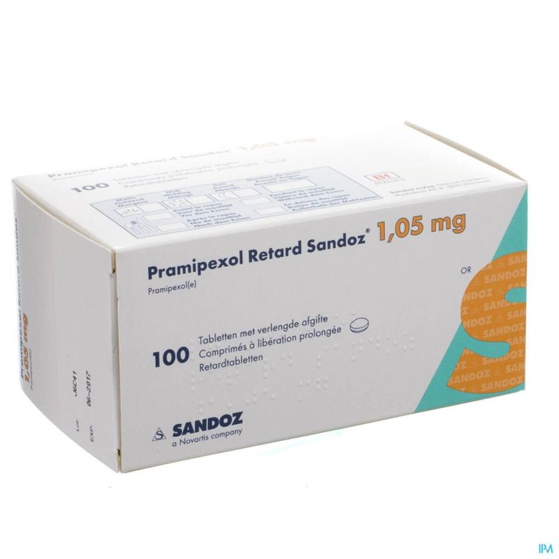 Pramipexol Retard Sandoz 1,05mg Liberat Prol 100