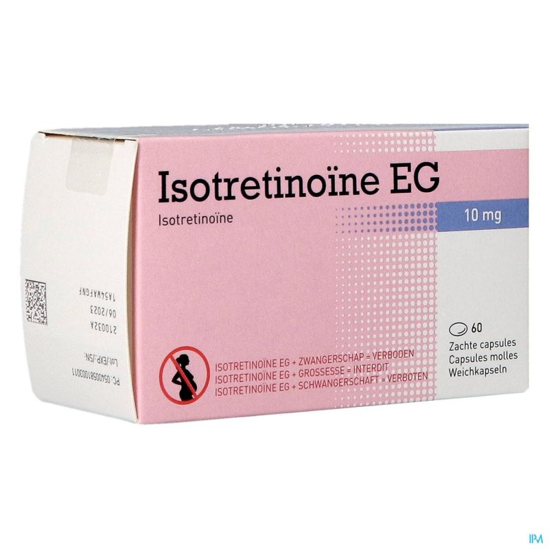 Isotretinoine EG 10 Mg Caps 60 X 10 Mg