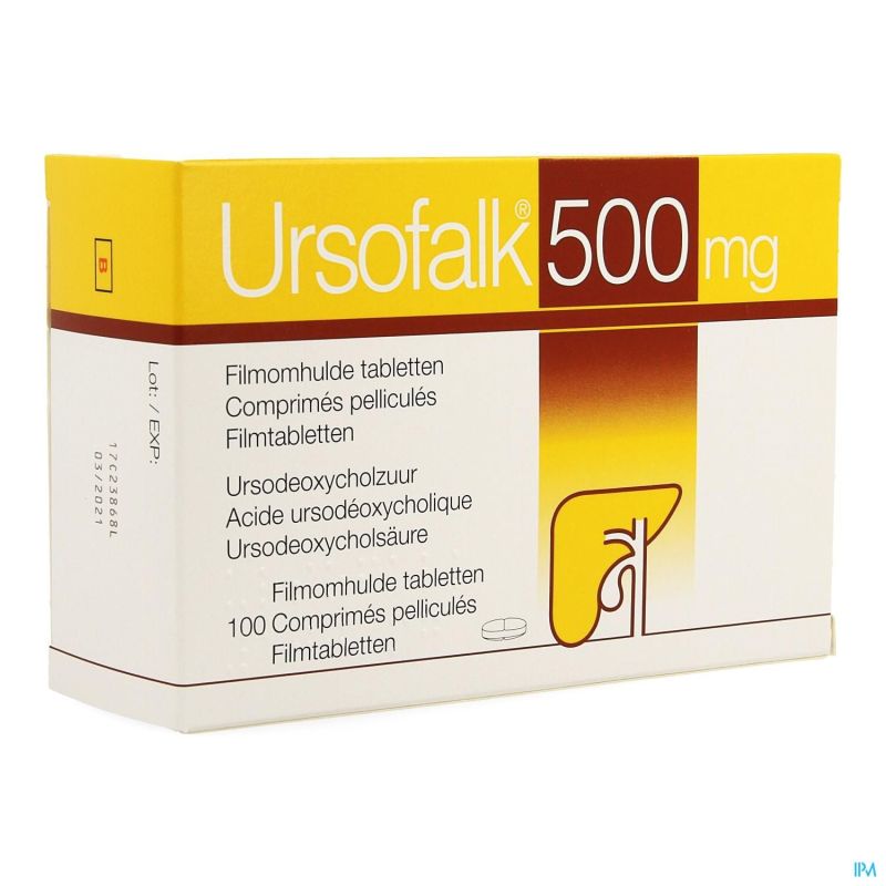 Ursofalk 500mg Comp Pell 100 X 500mg