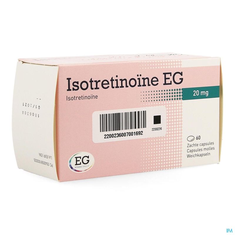 Isotretinoine EG 20 Mg Caps 60 X 20 Mg