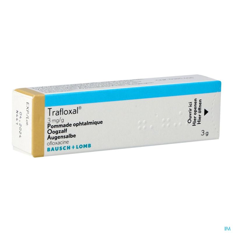 Trafloxal Pomm Opht 3g