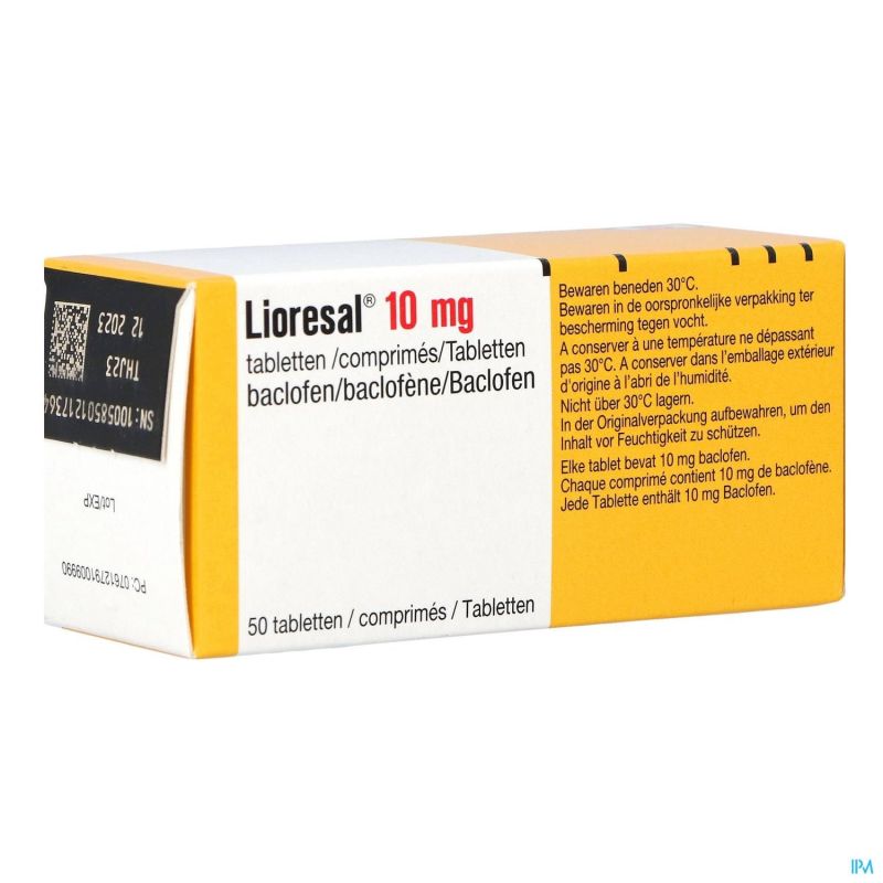 Lioresal Comp 50 X 10mg