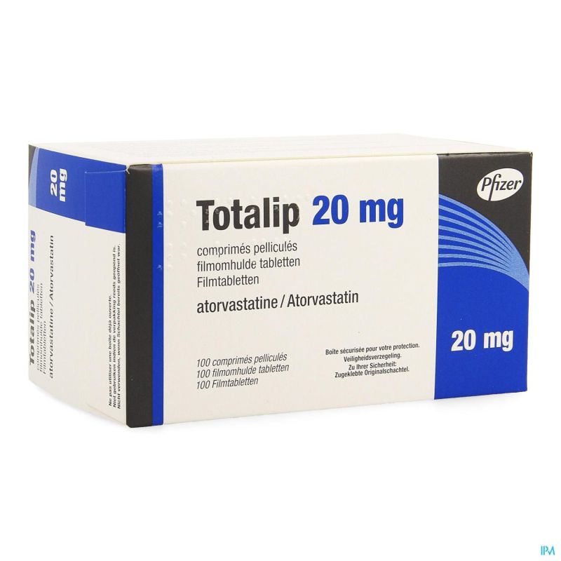 Totalip 20mg Comp Pell 100x20mg