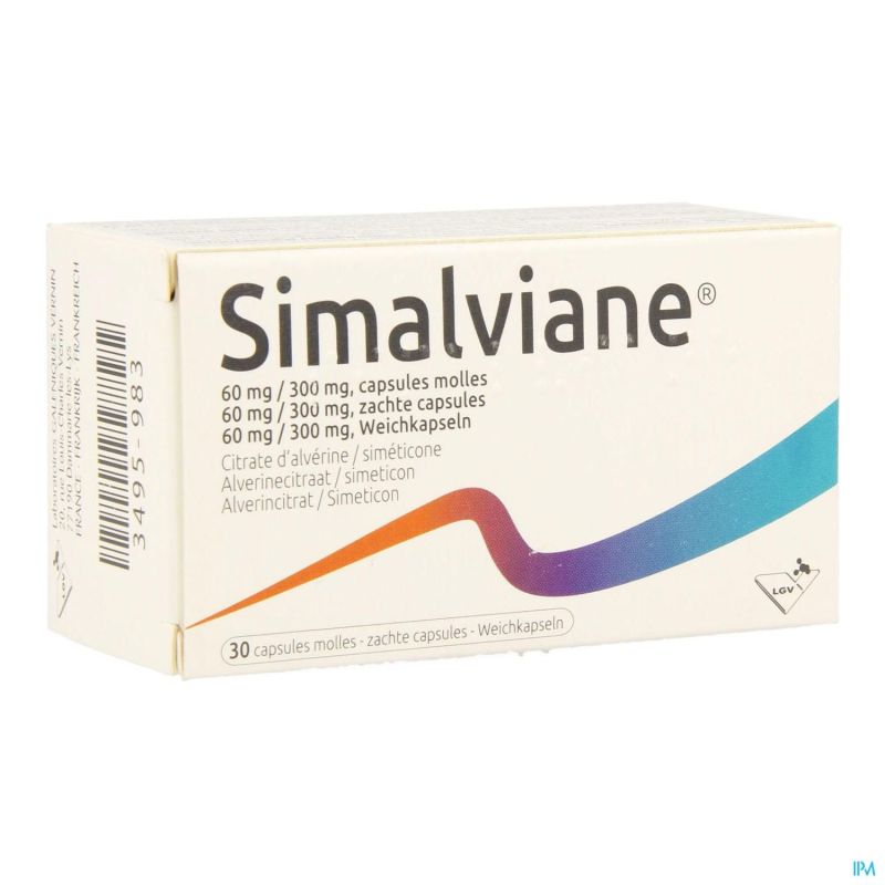 Simalviane 60mg/300mg Caps Molles 30