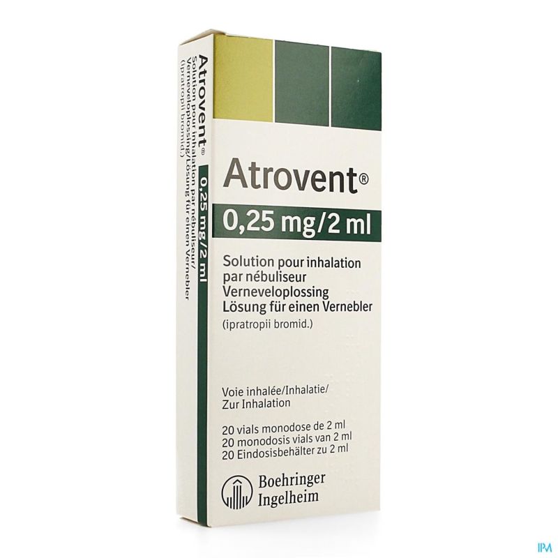 Atrovent Monodose 0,25mg/2ml Vials 20