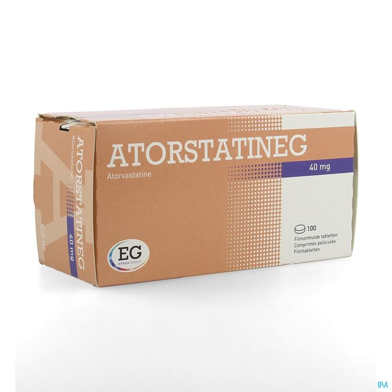 Atorstatineg 40Mg Comp Pell 100