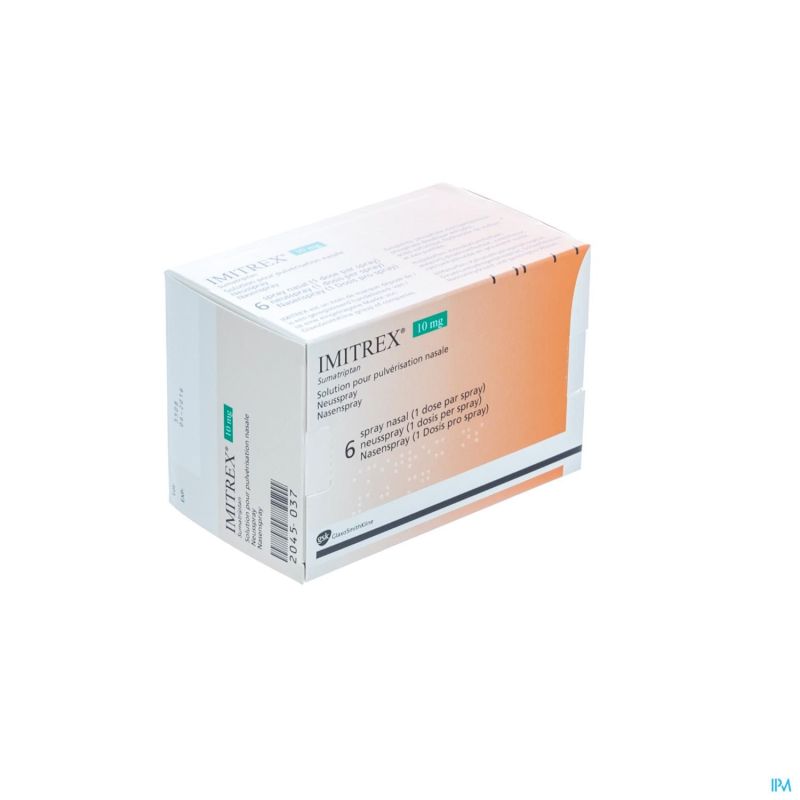 Imitrex Spray Nasal 10mg 6 X 10mg