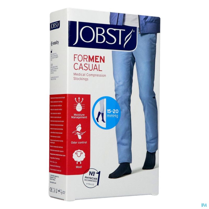 Jobst For Men Casual C1 15-20 Ad Navy l 7547805