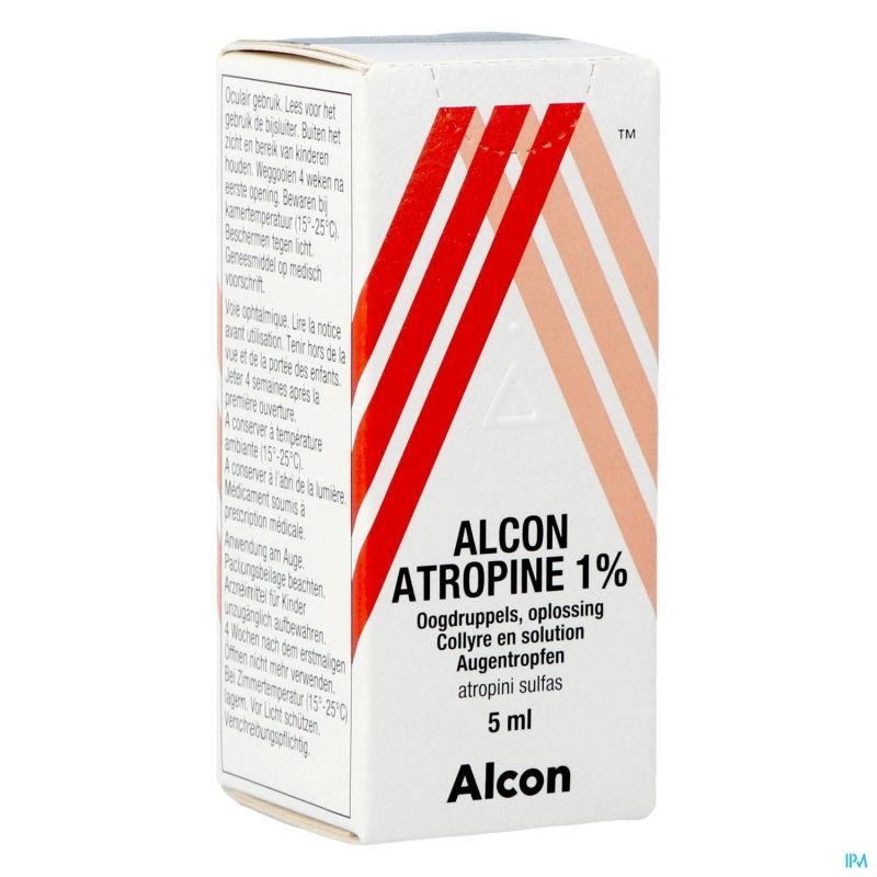 Alcon Atropine 1% Collyre Sol 5ml