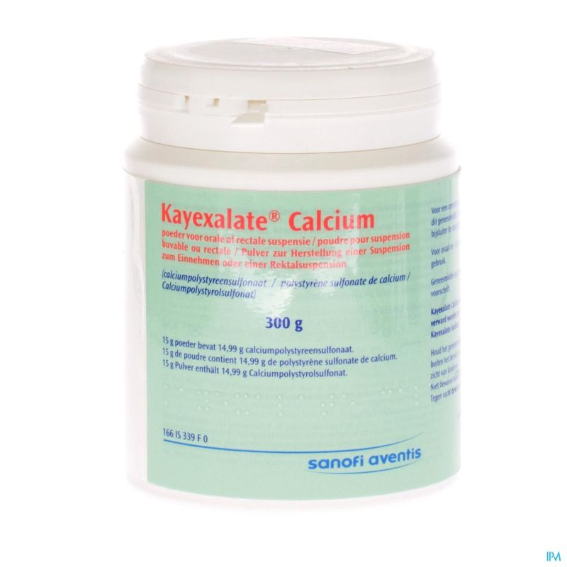 Kayexalate Calcium Pulv 1 X 300g