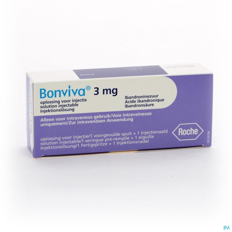 Bonviva 3mg/3ml Sol Inj Ser Preremplie+aiguille