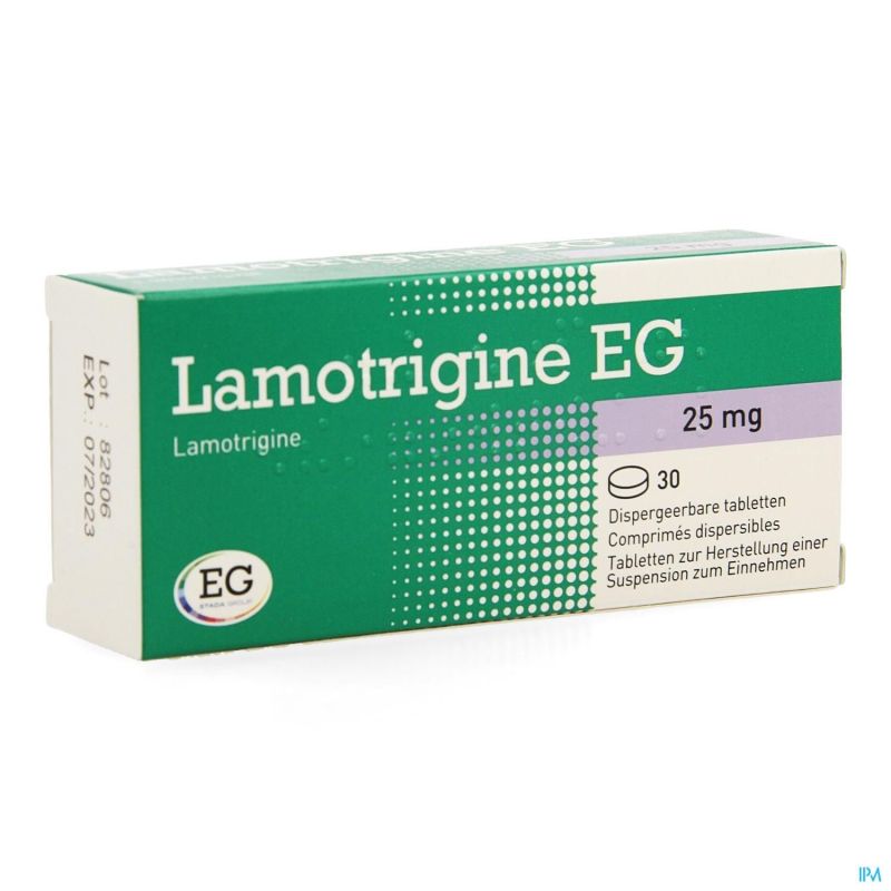 Lamotrigine EG 25Mg Comp Disp 30X25Mg