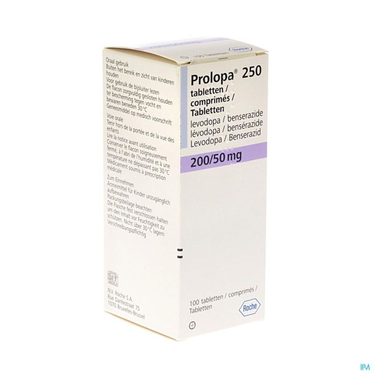 Prolopa 250 200mg/ 50mg Comp 100