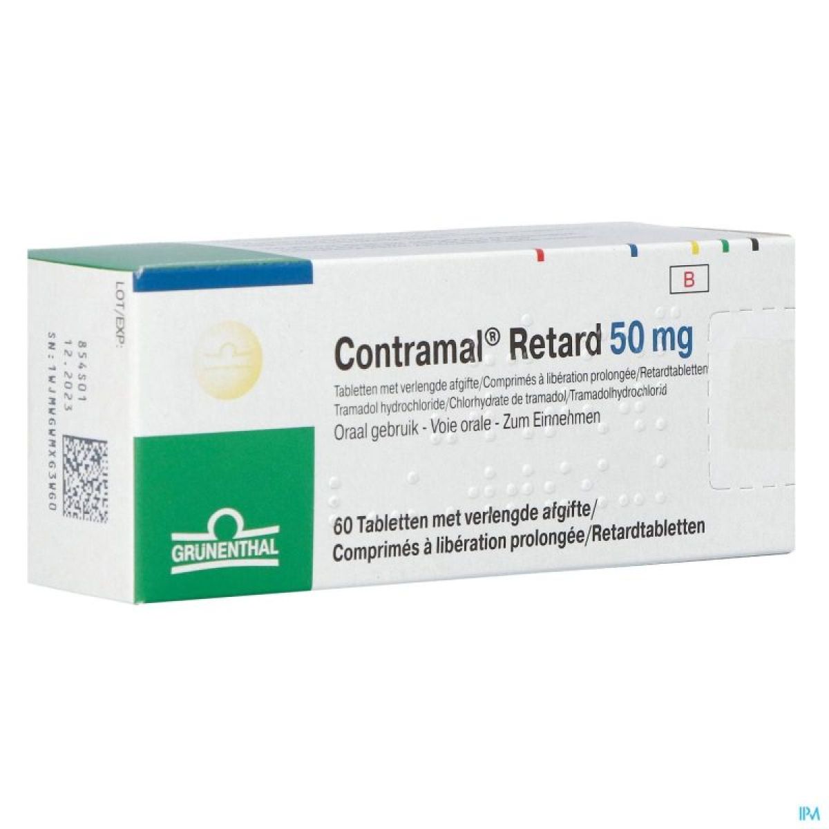 Contramal Retard 50mg Comp 60