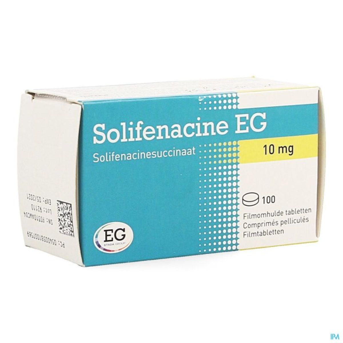 Solifenacine EG 10Mg Comp Pell 100 Pvc/Alu