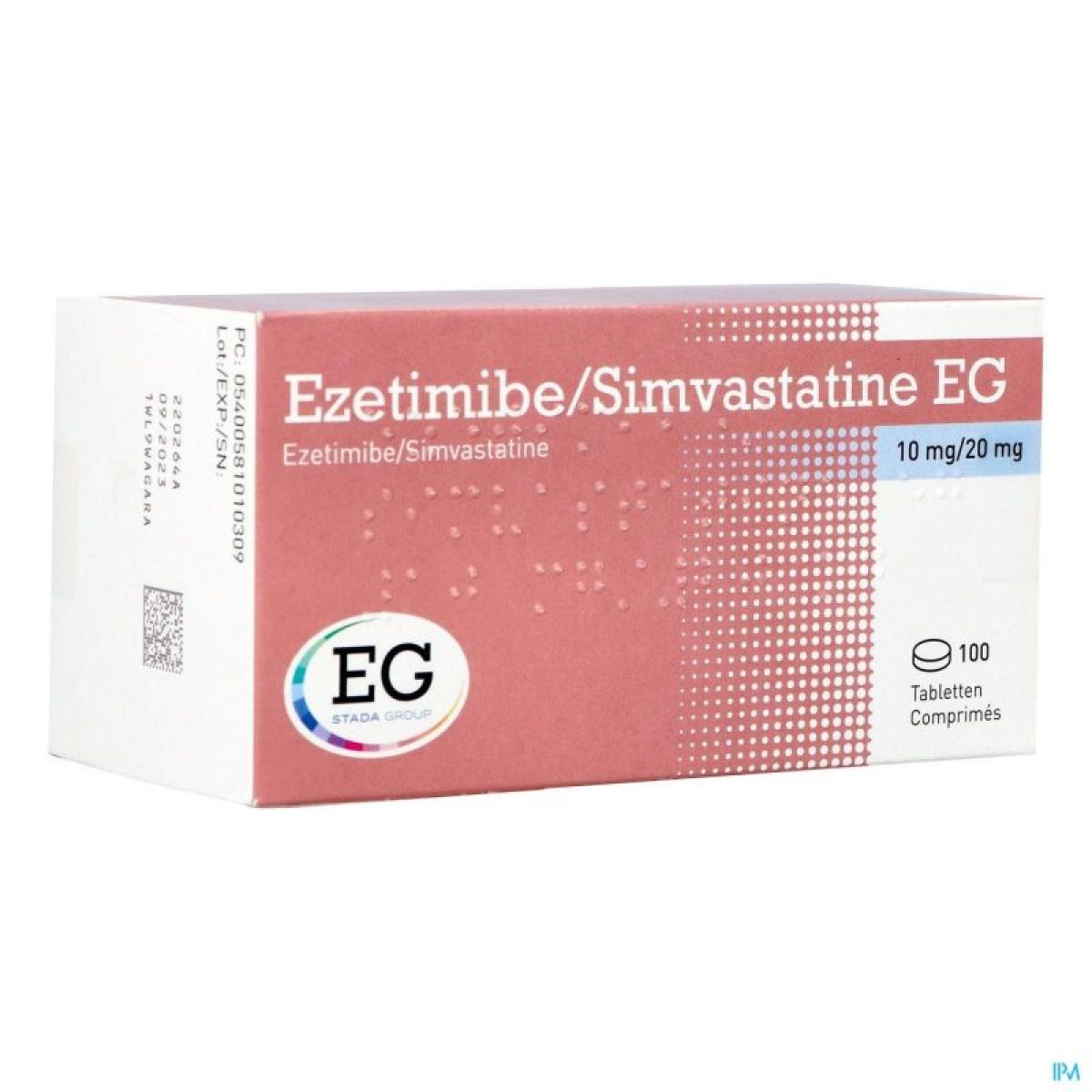 Ezetimibe Simvastatine EG 10Mg/20Mg Comp 100 Blist