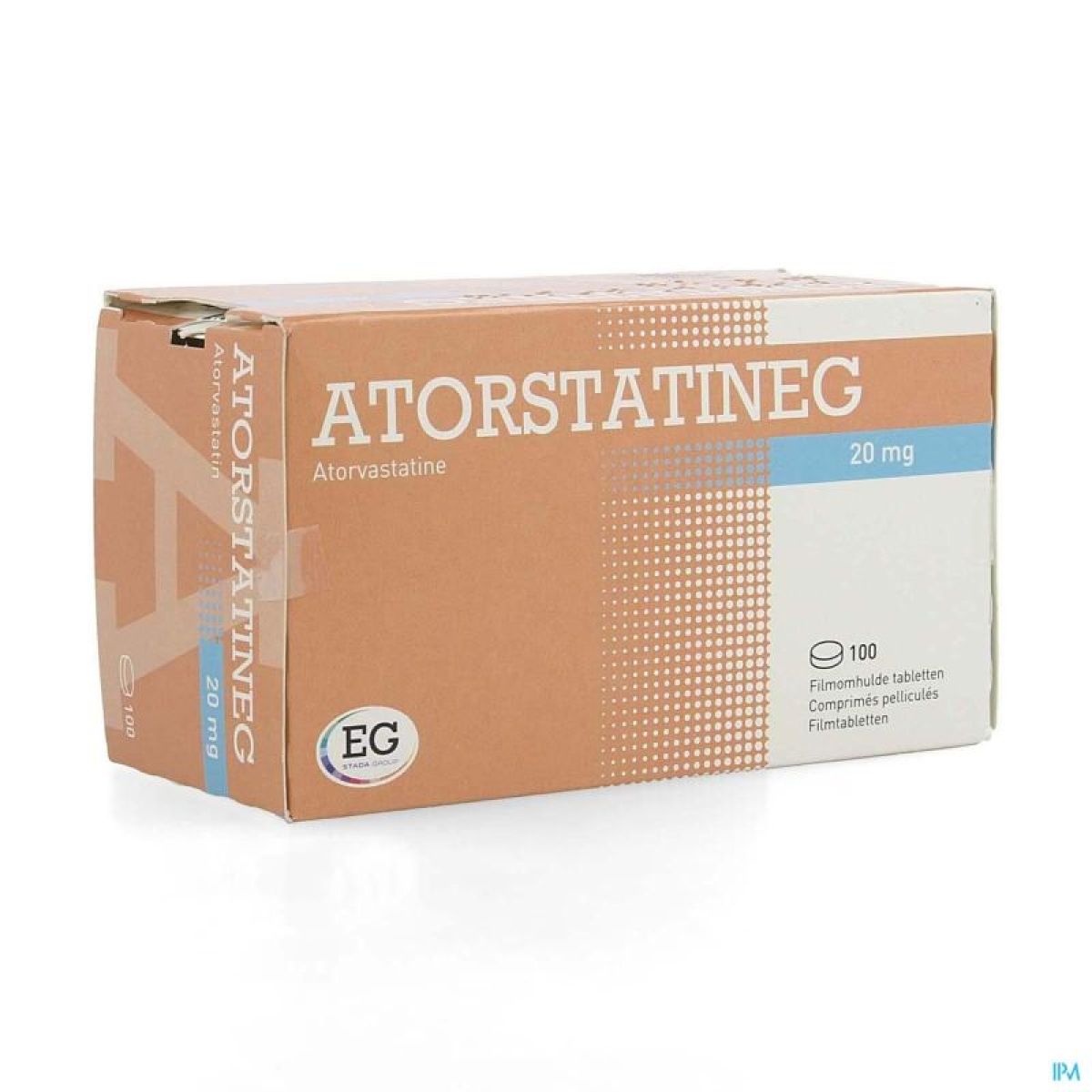 Atorstatineg 20Mg Comp Pell 100