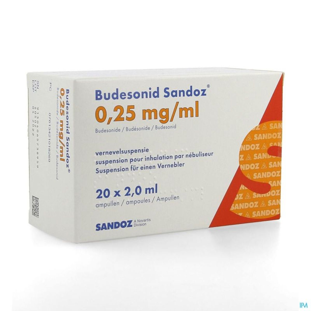 Budesonid Sandoz 0,25mg/ml Susp Neb 4 X 5 Amp