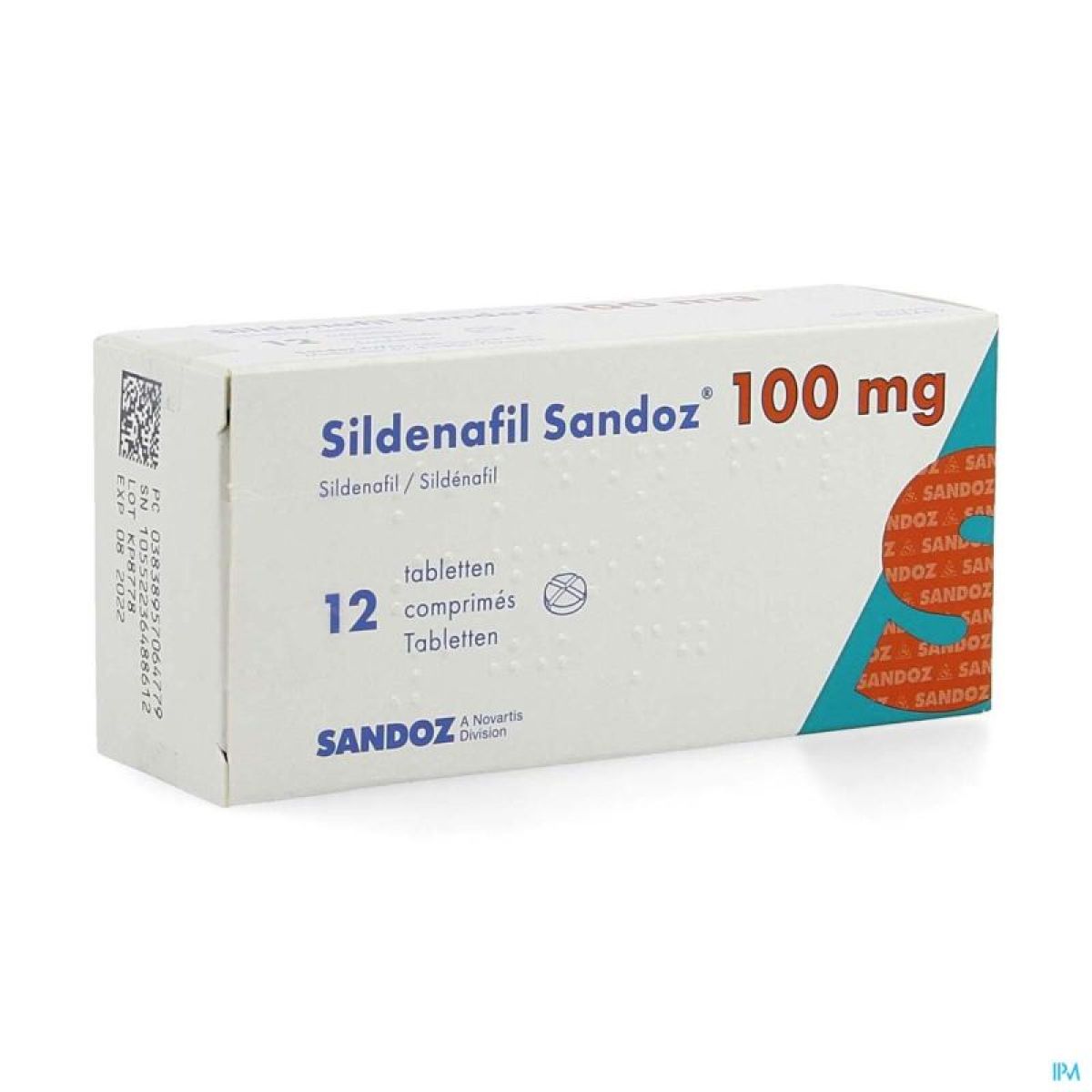 Sildenafil Sandoz 100mg Comp Pell 12x100mg