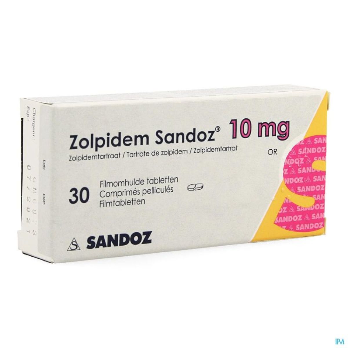 Zolpidem Sandoz Impexeco 10mg Comp Pell 30 Pip
