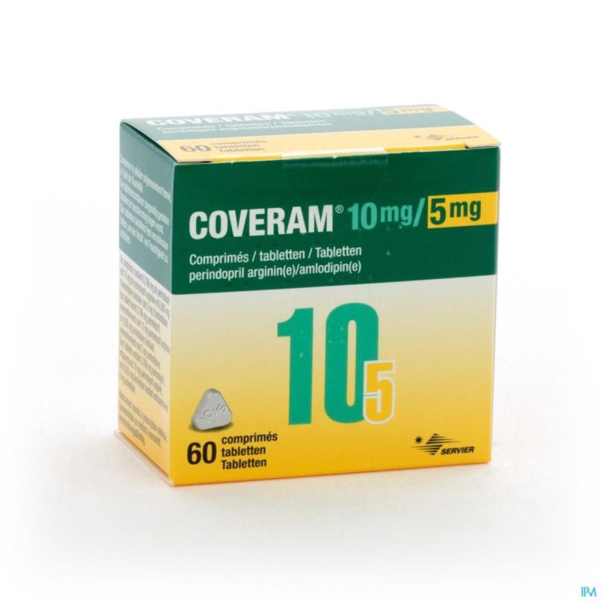 Coveram 10mg/ 5mg Comp 60