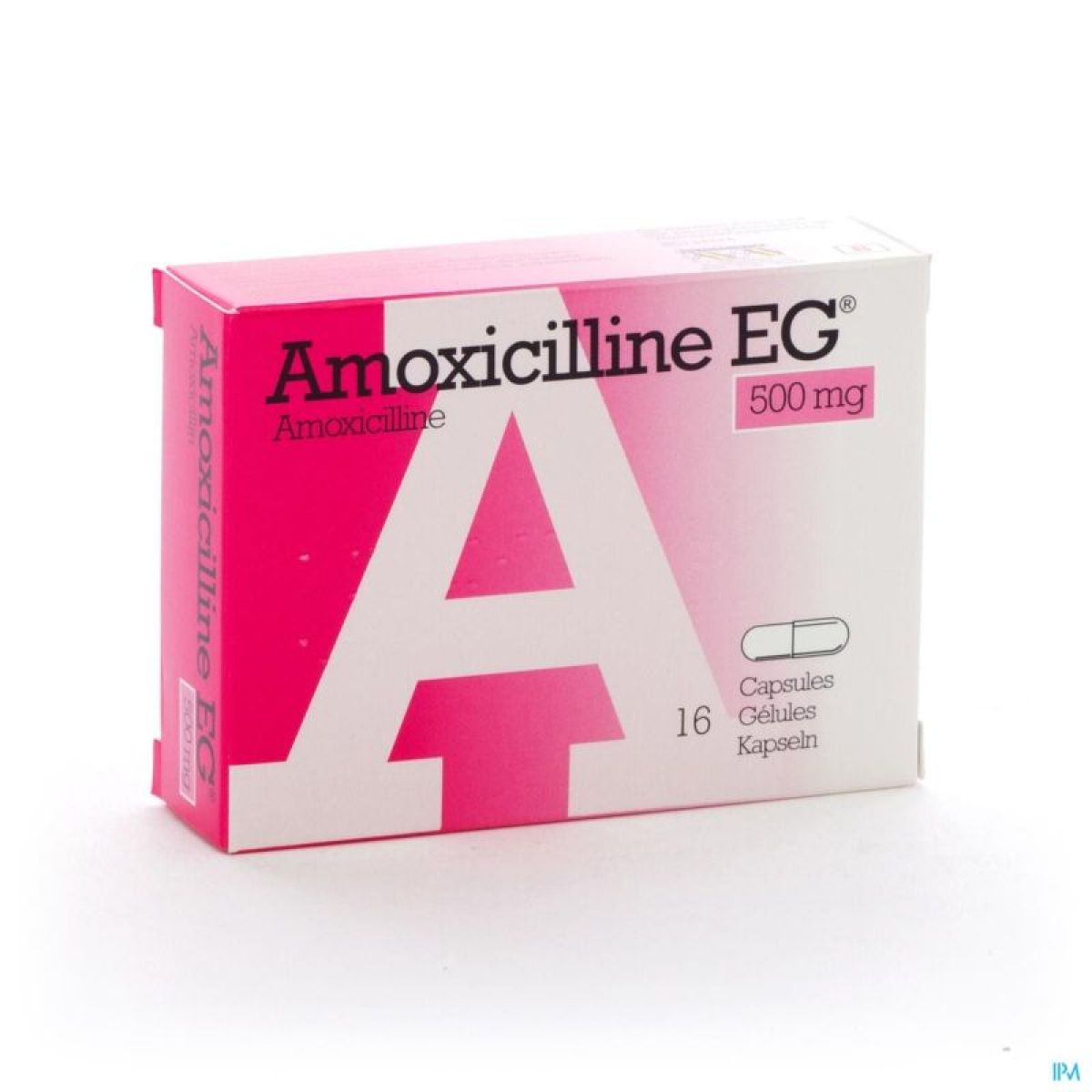 Amoxicilline EG Caps 16 X 500 Mg