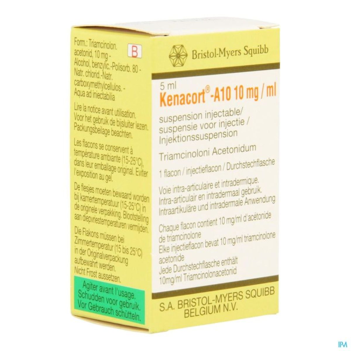 Kenacort-a 10 Fl 1 X 50mg/5ml