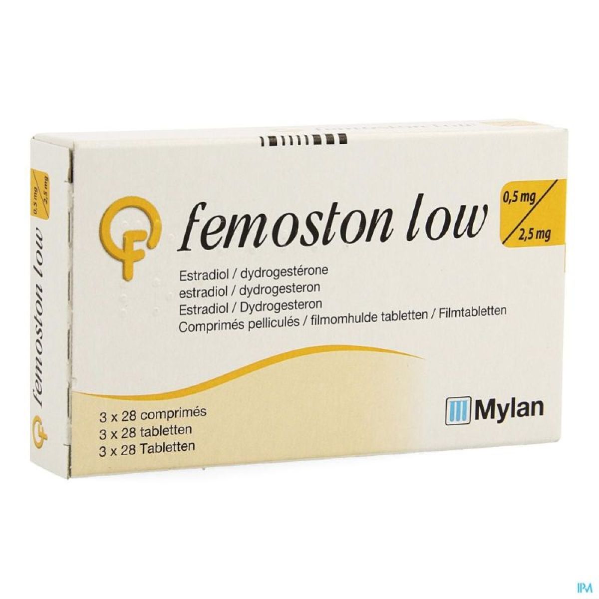 Femoston Low 0,5mg/2.5mg Comp Pell 84